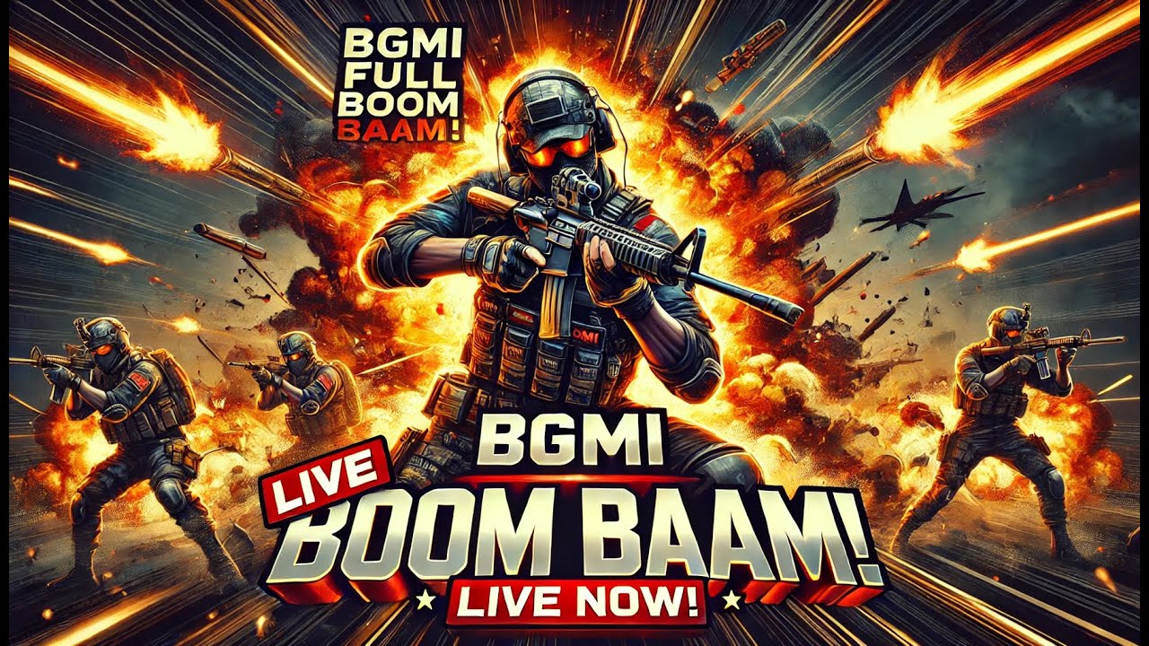 🔴 LIVE: BGMI BOOM BAAM Madness! Action Mode Domination - YouTube