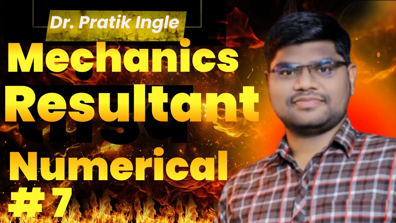 #8 Unit 1 Resolution and Composition of force Numerical 7 Engineering ...