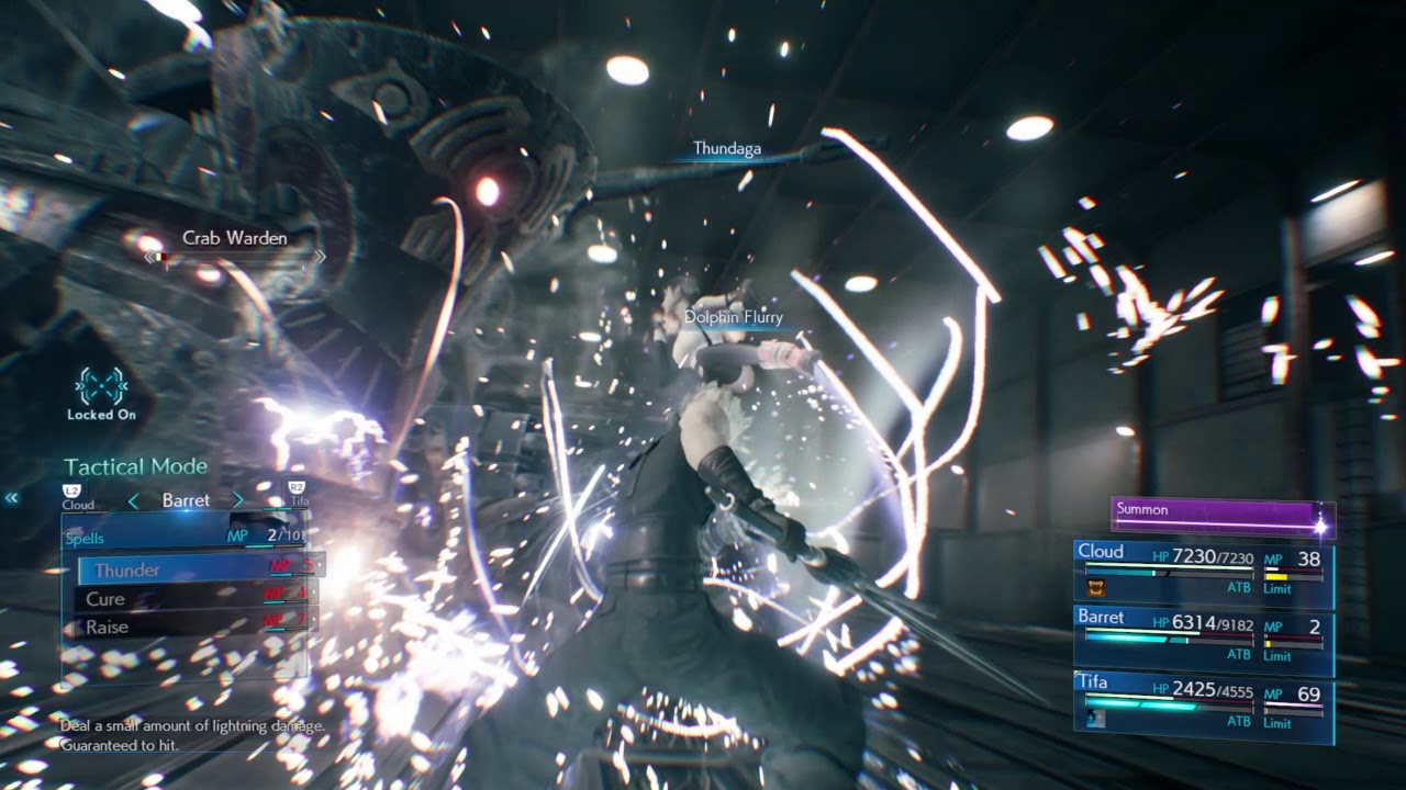 Final Fantasy 7 Remake Combat: Tifa Acrobatic Dolphin Flurry (NO ...