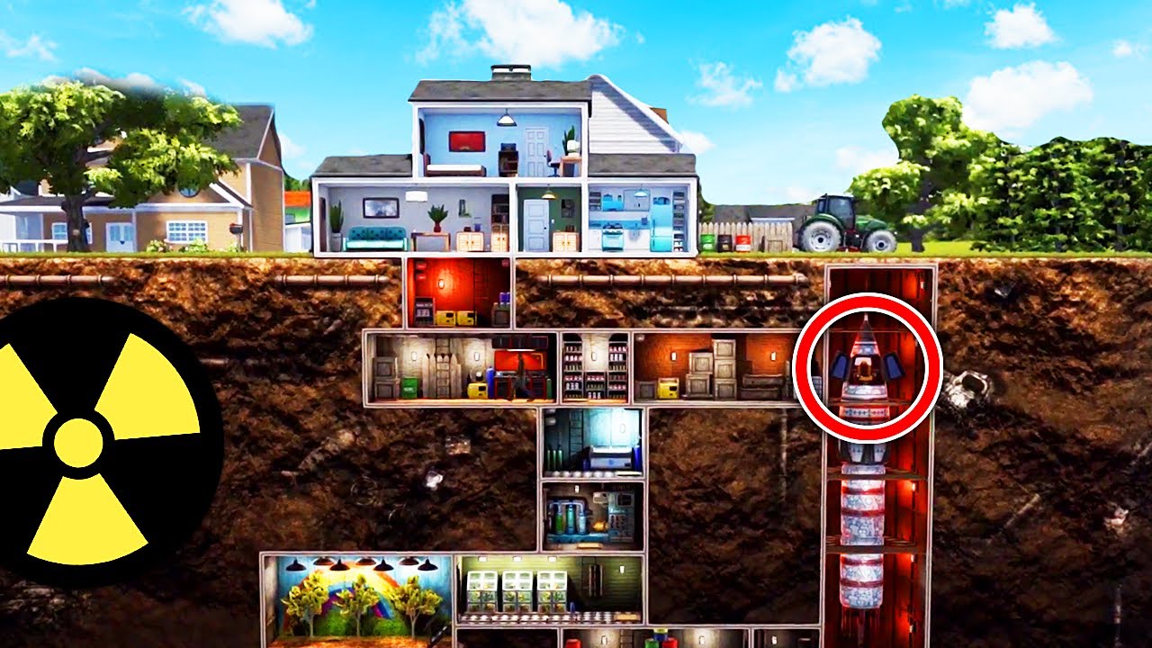 Building the BIGGEST Nuclear Fallout Shelter in Doomsday Survival ...