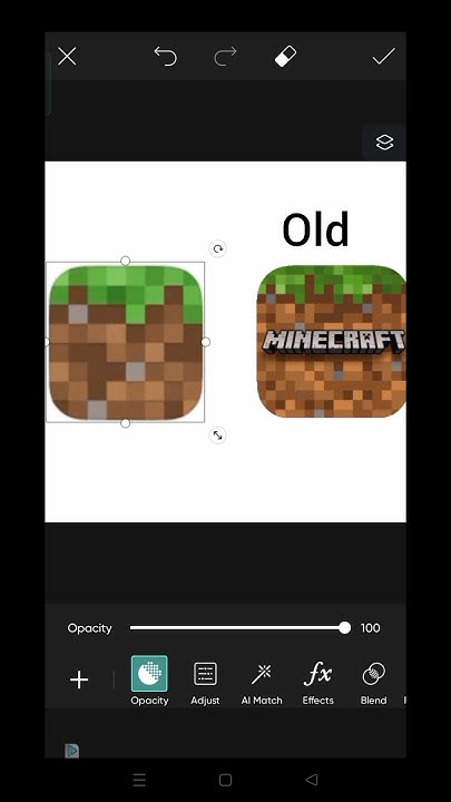 Minecraft new logo Vs old logo - YouTube