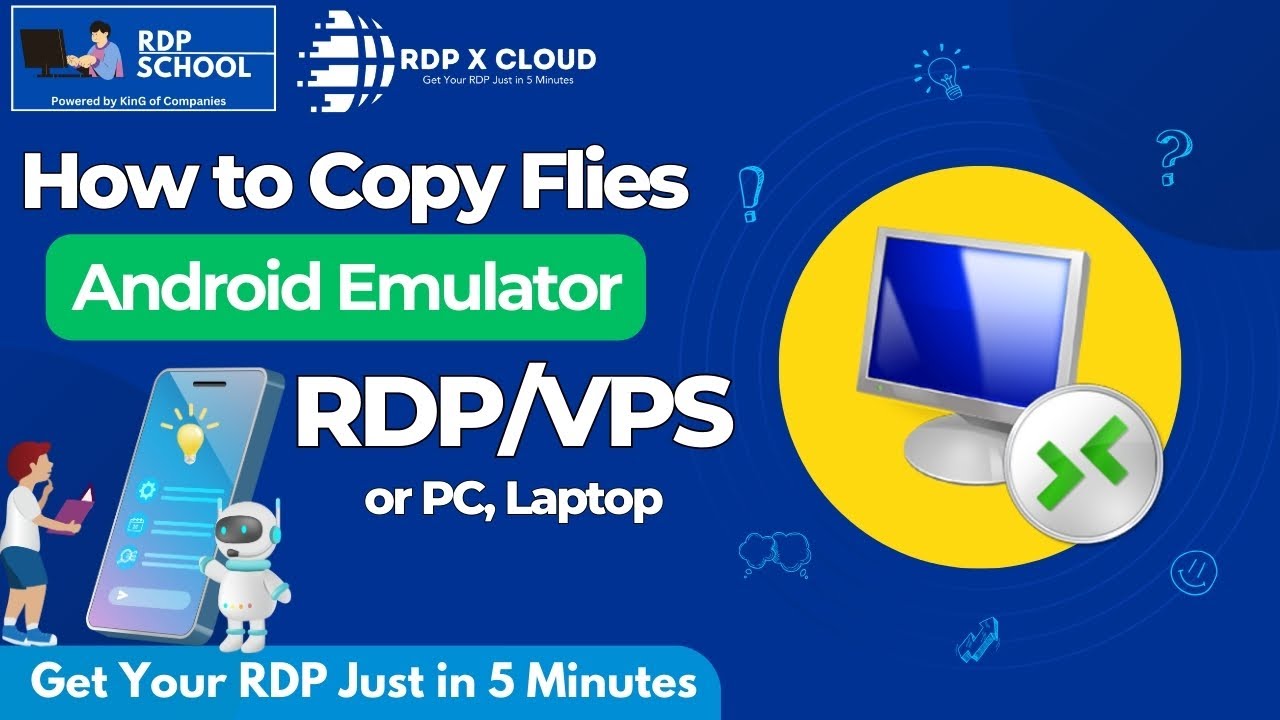 How to copy files to Emulator ( Bluestacks ) in RDP/VPS or PC & Laptop ...