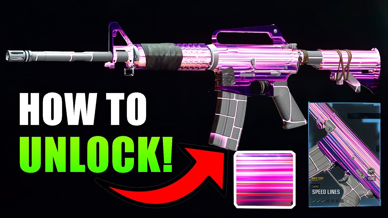HOW TO UNLOCK "SPEED LINES CAMO" FAST (Warzone CoD Toons Event ...