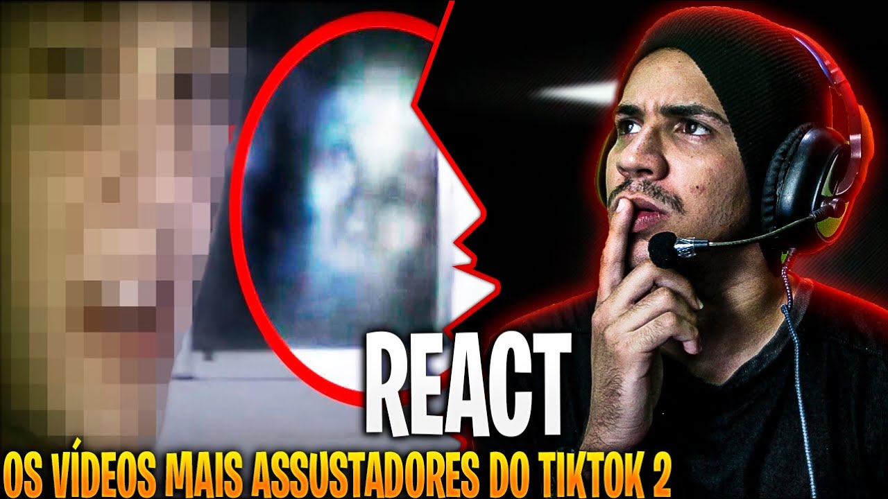 REAGINDO: OS VÍDEOS MAIS ASSUSTADORES DO TIKTOK | Pt.2 | David Herick ...