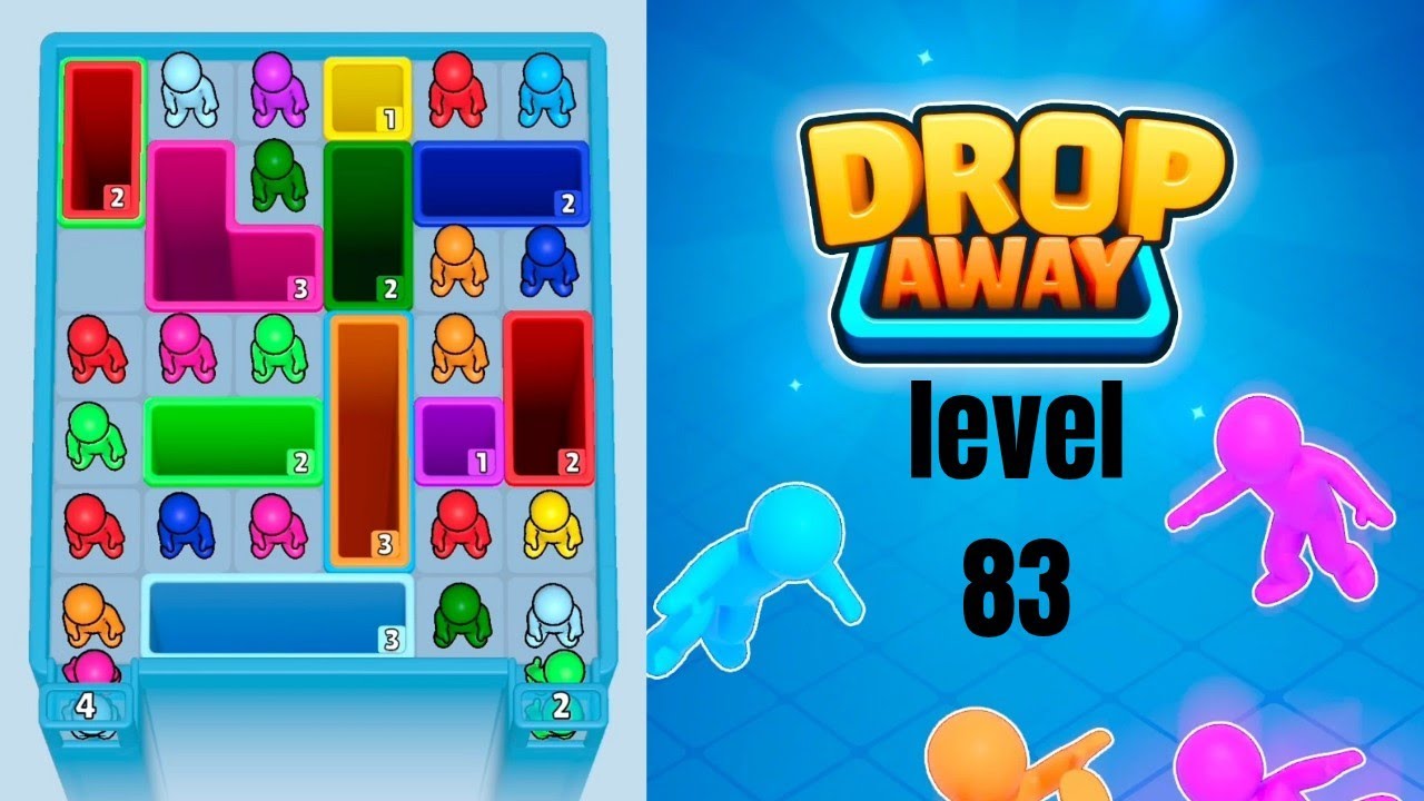 Drop Away level 83 Walkthrough Solution - YouTube