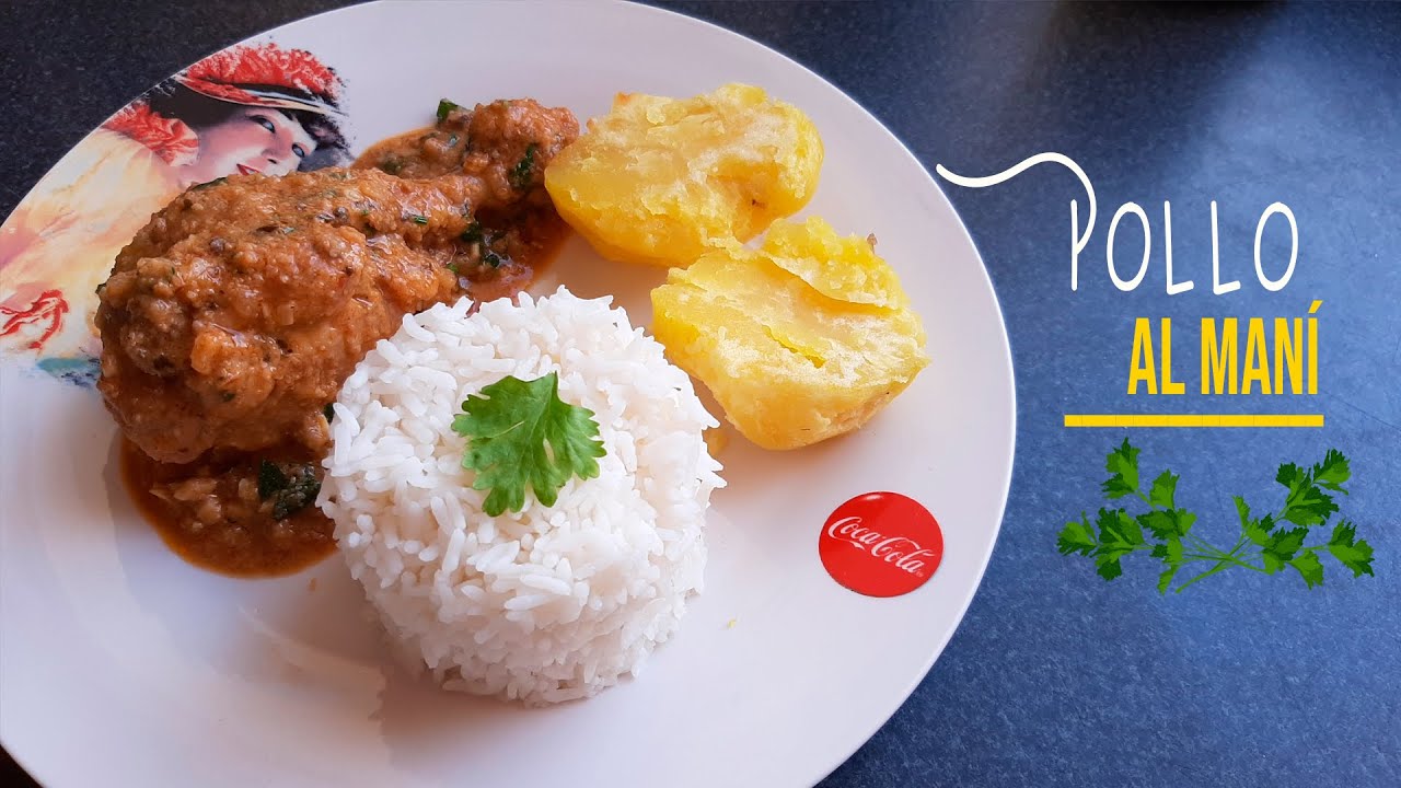 CÓMO PREPARAR POLLO AL MANÍ RECETA MÁS SENCILLA - YouTube