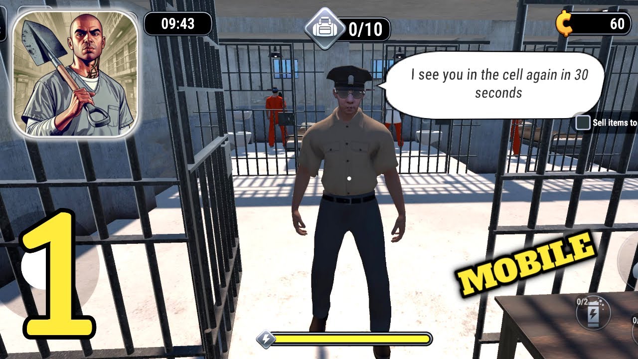Prison Escape Simulator 3D - Gameplay Walkthrough (Android,IOS) Part 1 ...