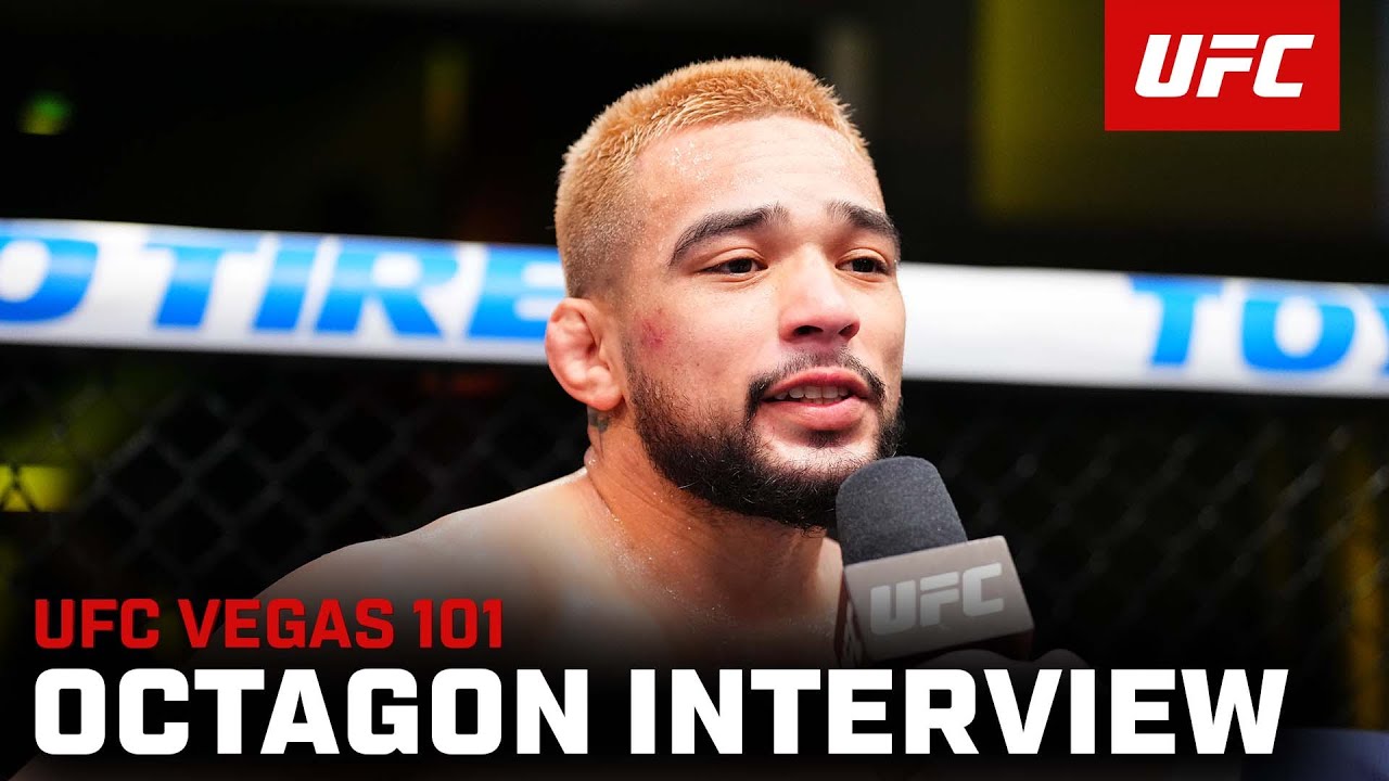 Christian Rodriguez Octagon Interview | UFC Vegas 101 - YouTube