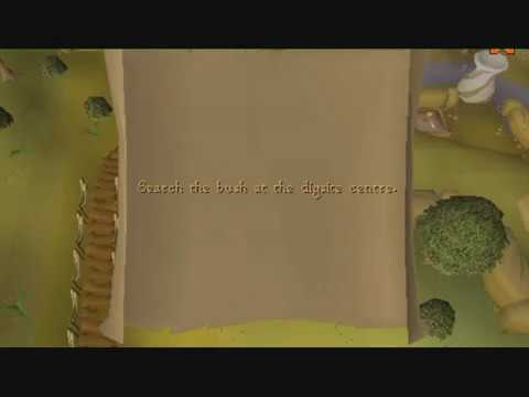 Search the bush at the digsite centre OSRS - YouTube