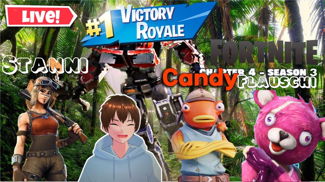Fortnite mit Stanni, Candy und Flauschi (SkinContest) - YouTube