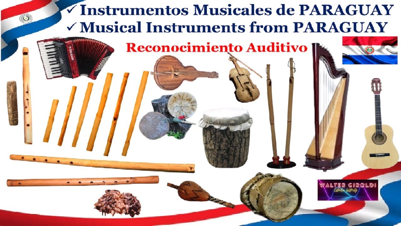🌎 Instrumentos Musicales de PARAGUAY. (Musical Instruments from ...