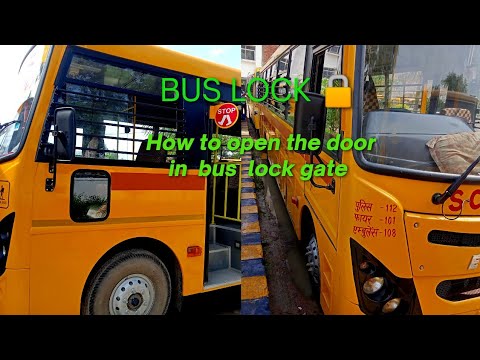 बस कैसे चलाते हैं,how to learn Bus driving,bus lock 🔐 door open # ...