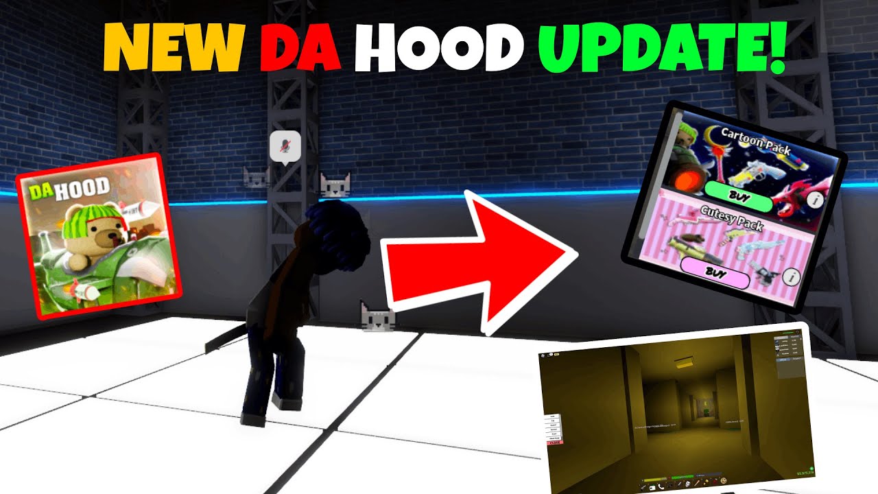 *NEW* DA HOOD UPDATE! (SKIN PACKS + NEW LOCATIONS) - YouTube