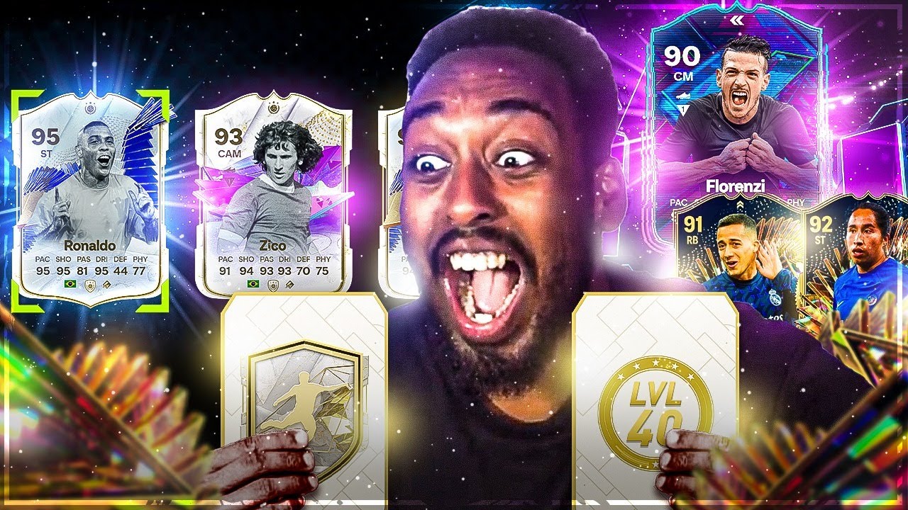 OMG🚨NEUES ICON PICK 1 von 4 & LVL 40 ICON PICKS🤯FULL TOTS LIKE TEAM ...