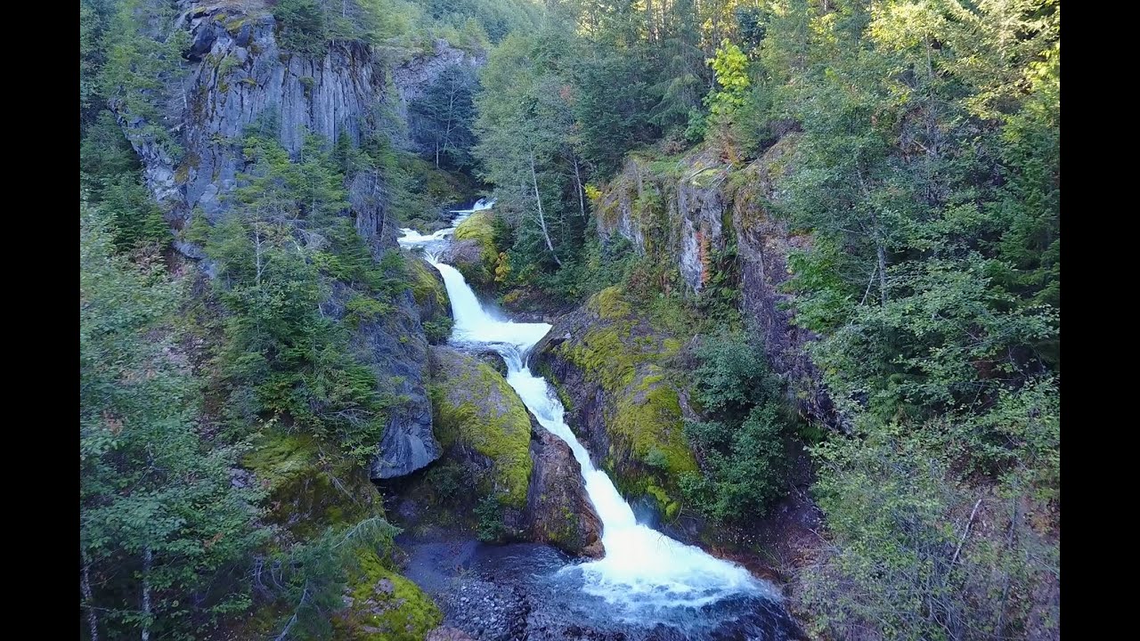 The Beautiful Waterfalls of Lava Canyon, Washington - YouTube
