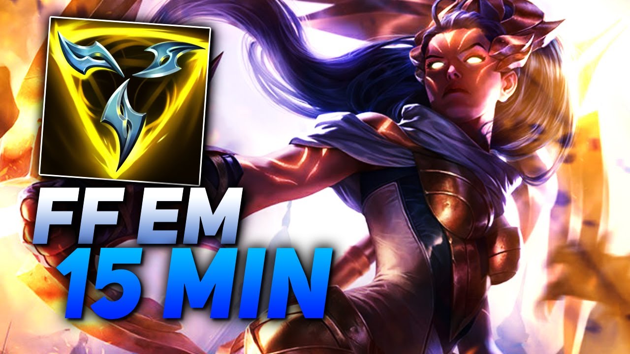 FIZ A BUILD DE TRINITY PARA VAYNE E DERAM FF EM 15 MINUTOS - YouTube