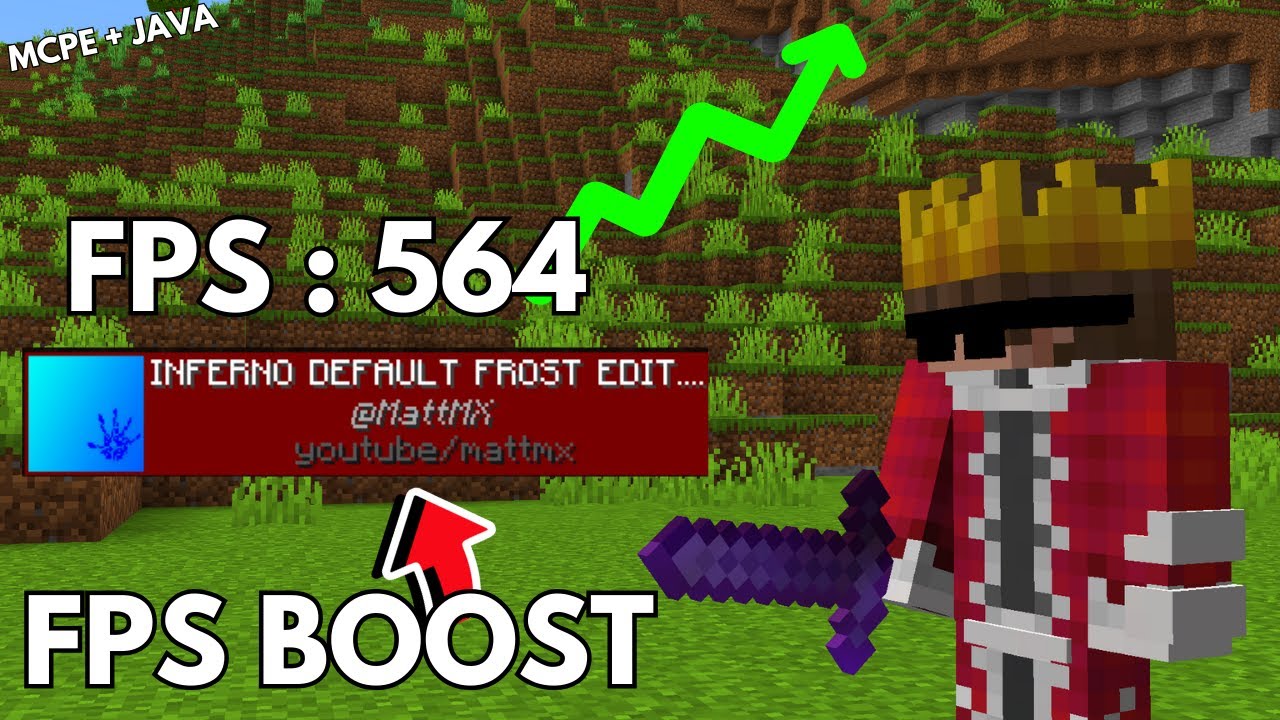 I Found The Worlds Best Fps Boost Texture Pack (MCPE + JAVA) - YouTube