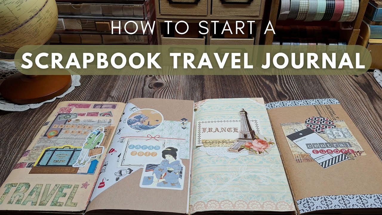 ️ How to Start a Scrapbook Travel Journal - YouTube