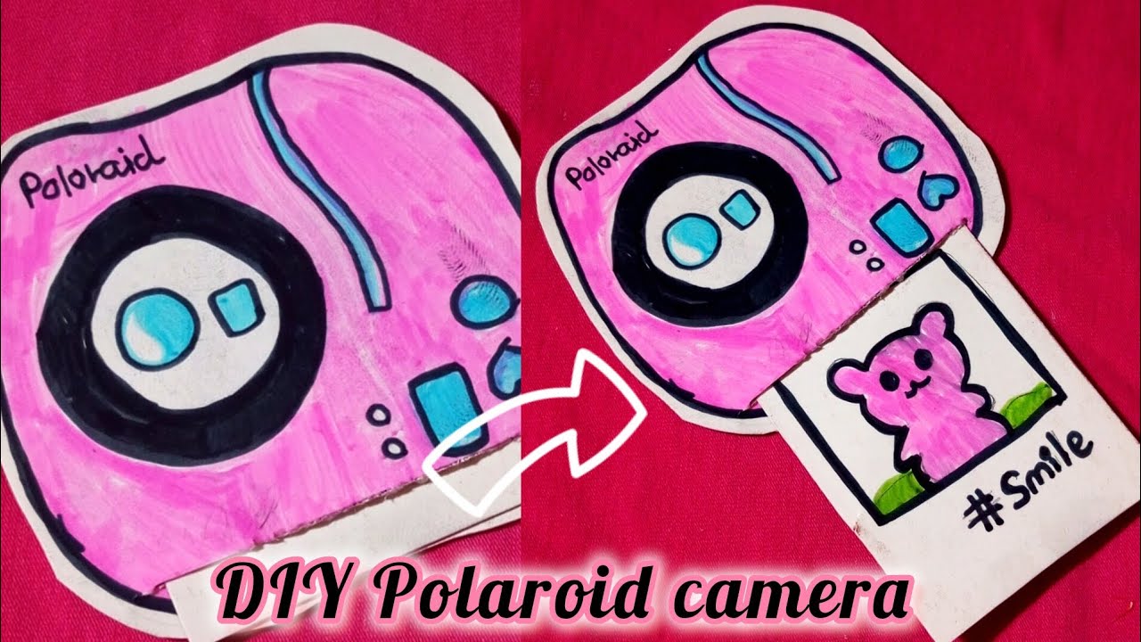 DIY Cute Polaroid Camera 💞 | Cute Paper Craft For Room Decor | Cute ...