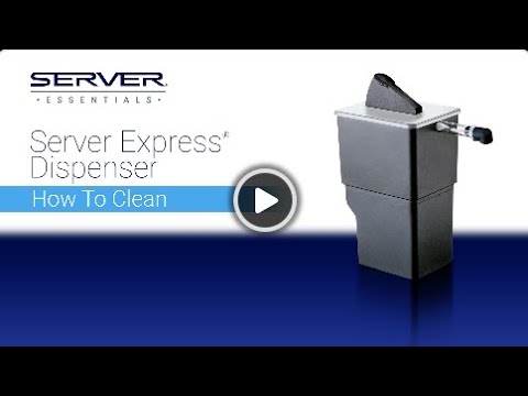 Server Express Dispenser - How to Clean - YouTube