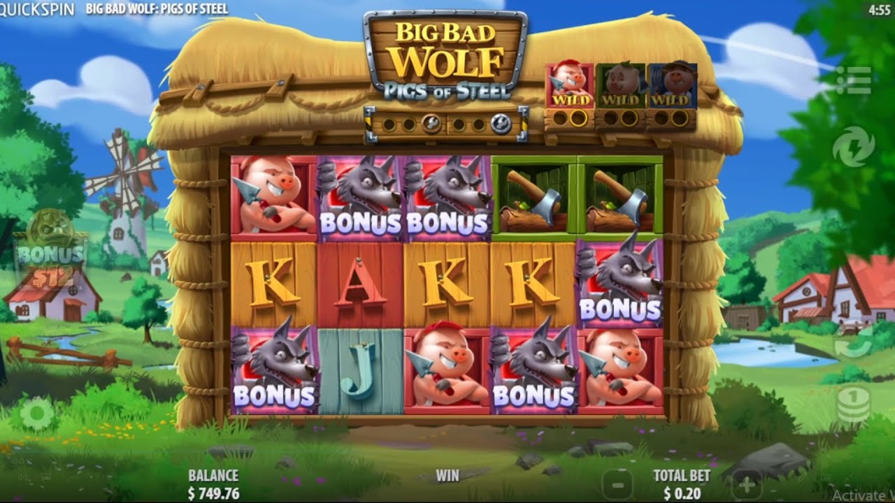 Low Stakes Slots Bonuses. I start again. Big Wins? The Big Hit, Big Bad Wolf, Pop, Donuts & more ...