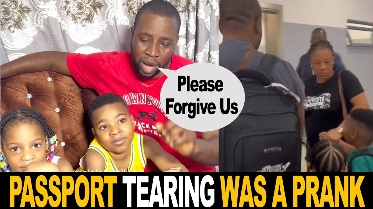 My Wife Didn't Tear My Passport IT WAS A PRANK 𝐏𝐋𝐄𝐀𝐒𝐄 𝐅𝐎𝐑𝐆𝐈𝐕𝐄 𝐔𝐒 ...