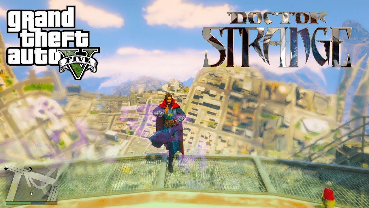 GTA 5 - Dr Strange Mod w/ Power Wheel - YouTube