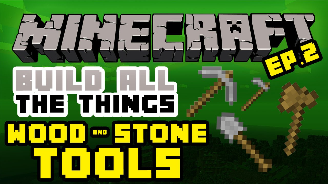 Minecraft - Build All The Things Ep.2 - How to Build Wood and Stone ...