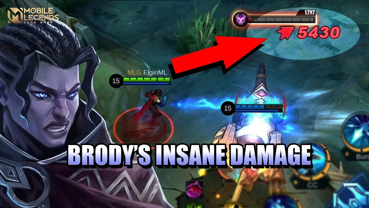 BRODY'S INSANE CRITICAL DAMAGE - BRODY BUILD AND GAMEPLAY MLBB - YouTube