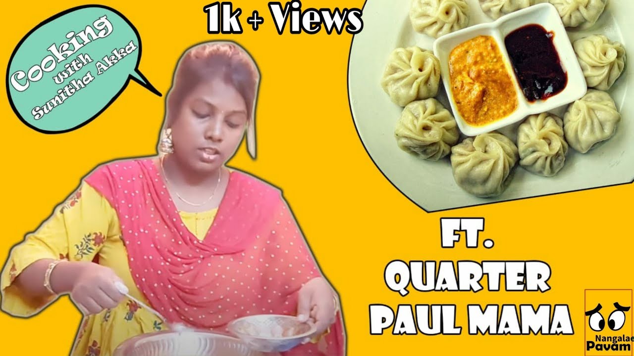 Chicken Momos Recipe in Tamil | Cooking with Sunitha Akka - YouTube