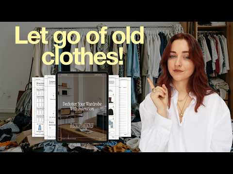 How to Let Go of Clothes You Never Wear (Using My Closet Declutter Workbook)