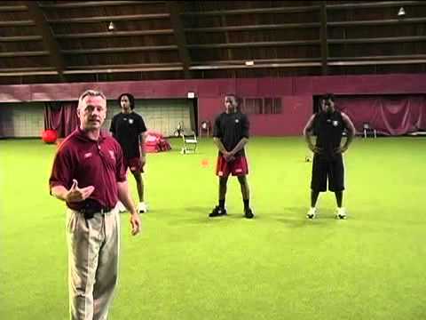Coaching Football Defense - Defensive Back Tackling Drill - YouTube
