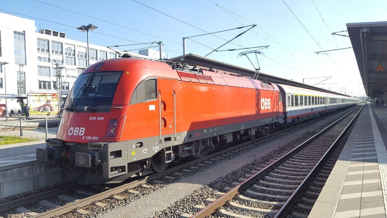 EC in München Ost: EC288 München Hbf - YouTube