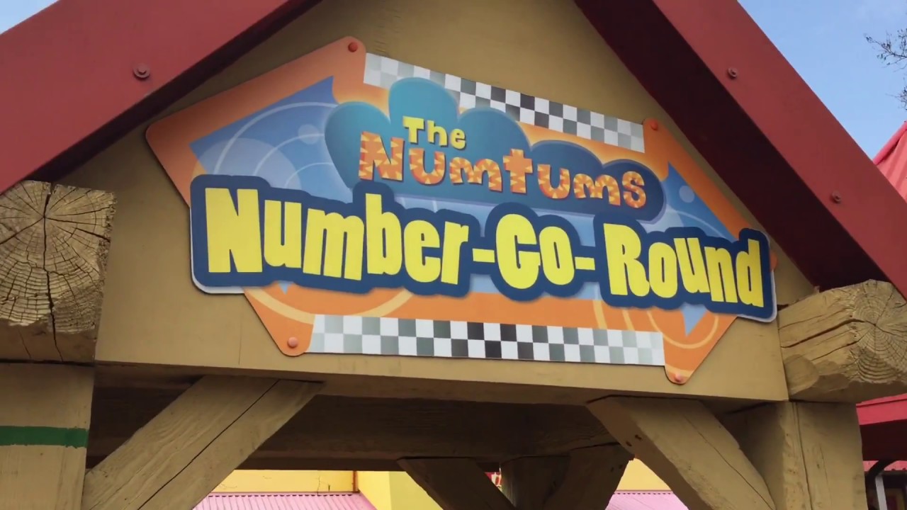 Numtums Number-Go-Round Ride at Alton Towers Resort CBeebies Land 2018 ...