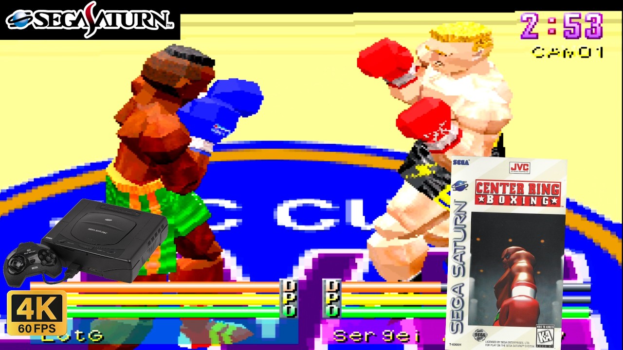 Center Ring Boxing (1995) SEGA Saturn Gameplay in HD～4K 60FPS - YouTube