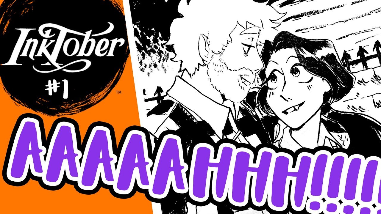 Inktober Begins! - Inktober/OC-tober Day #1 - YouTube