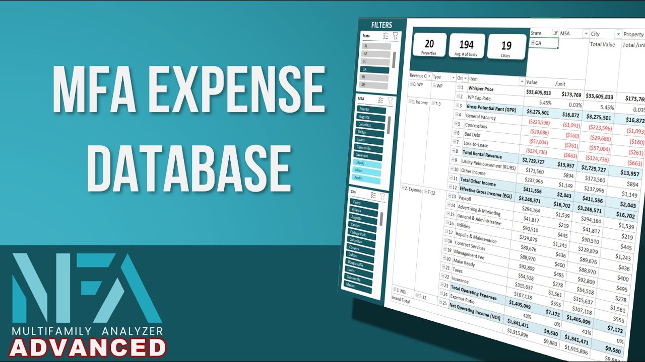 MFA Expense Database Tutorial - YouTube