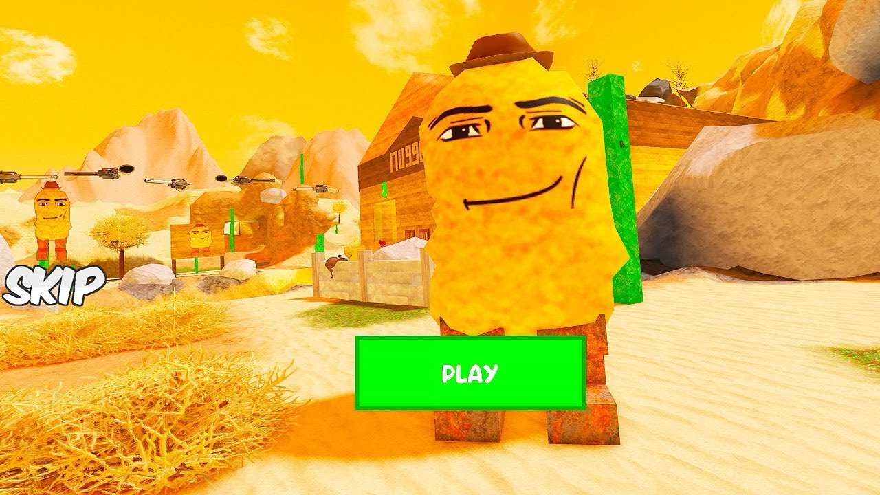 Roblox หลบหนีนักเก็ตผู้ชั่วร้ายกันค่ะ ESCAPE Evil Nugget OBBY! - YouTube