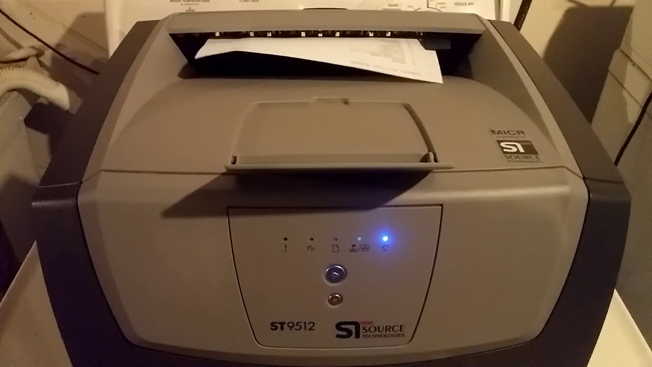 ST9512 Laser Printer Demo - YouTube