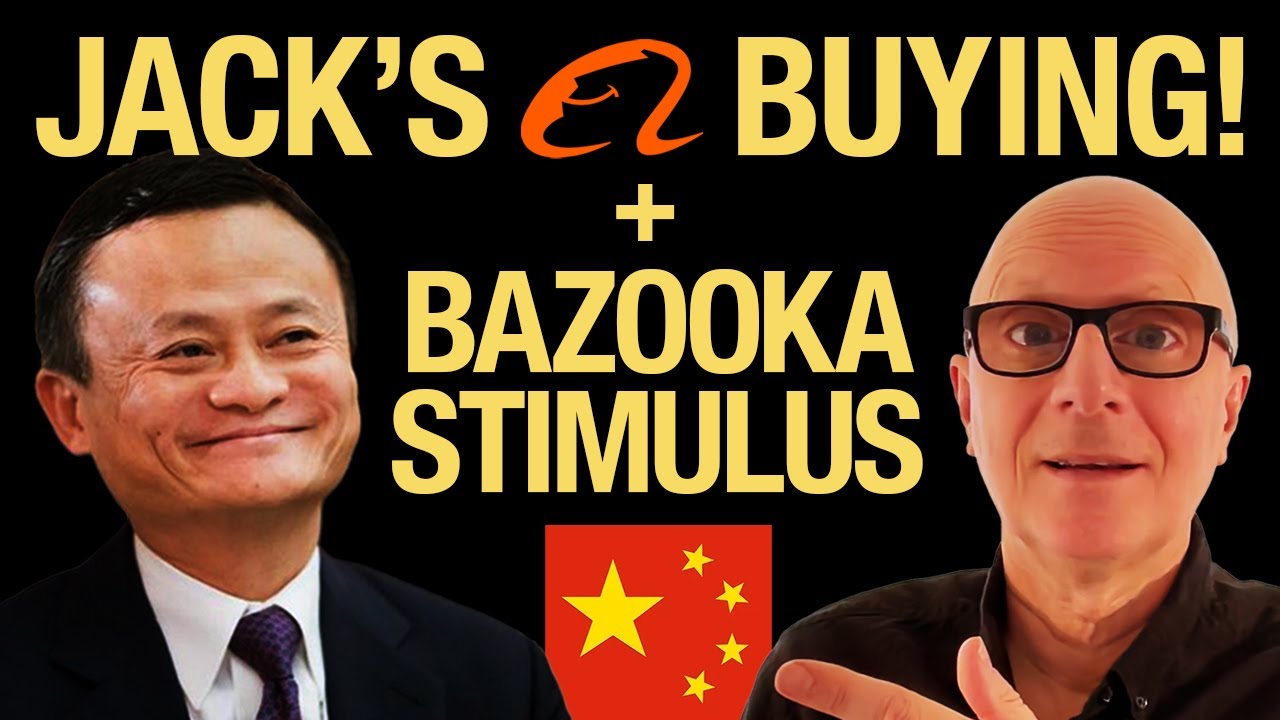 Alibaba Stock: Jack Ma Buying! + China Bazooka Stimulus? - YouTube
