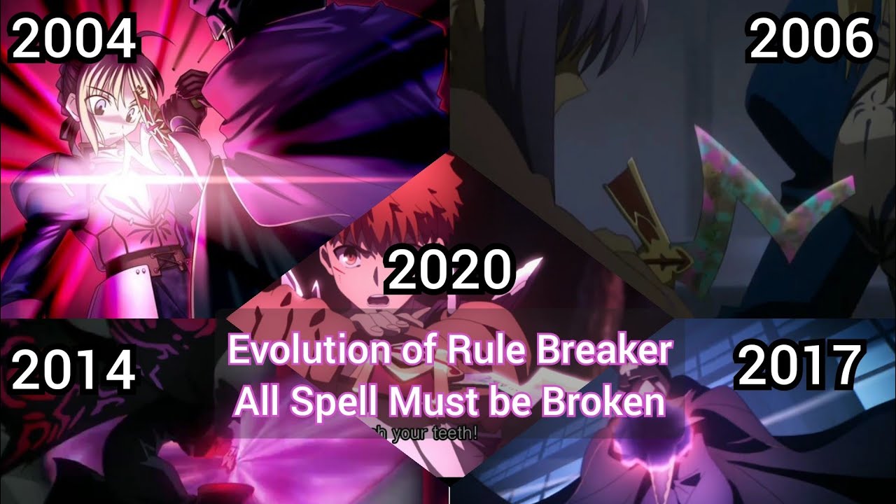 [ Fate-series ] Evolution of Rule Breaker - All Spell Must be Broken ...