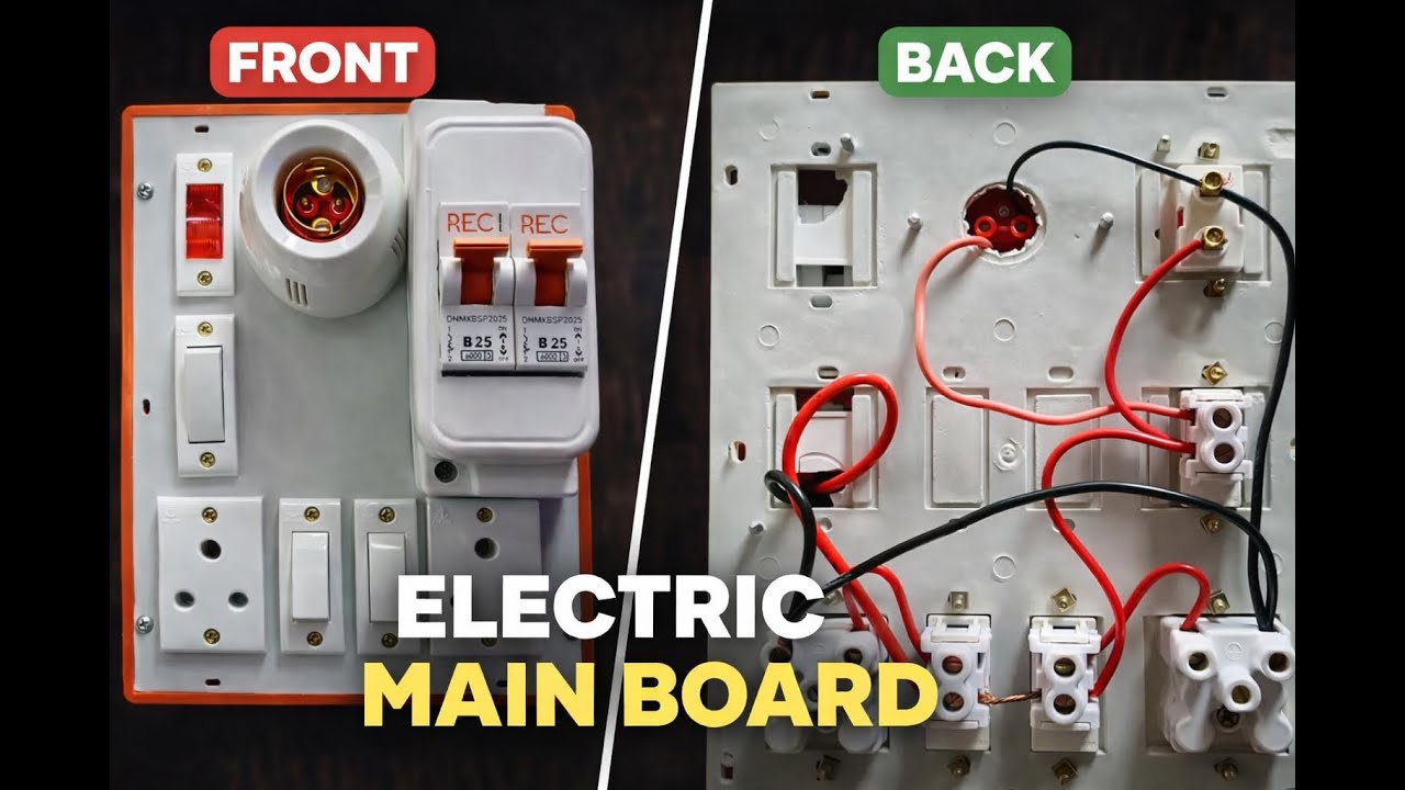 How to Make Electric Main Board | Electric Main Board Kaise Banaye ...