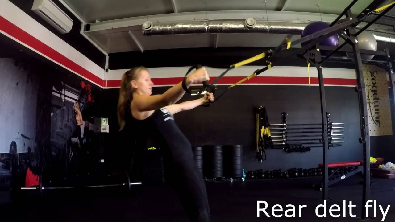 TRX- Rear delt fly [w] - YouTube