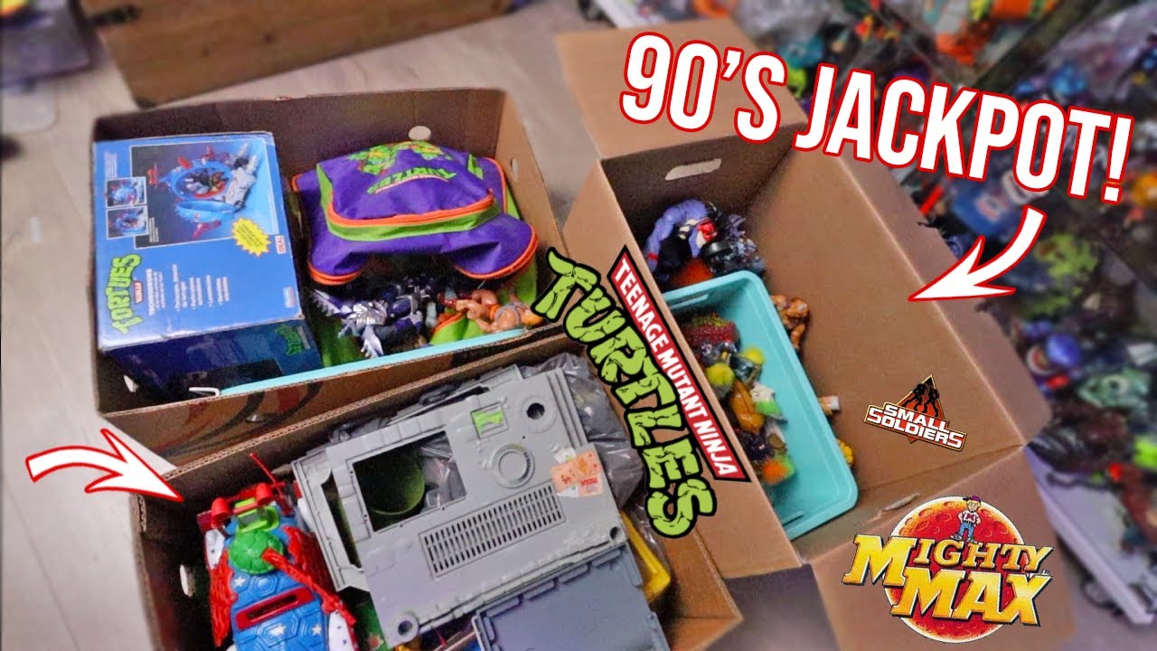 90s Toy Haul! TMNT, Mighty Max, Small Soldiers, MOTU,... - YouTube