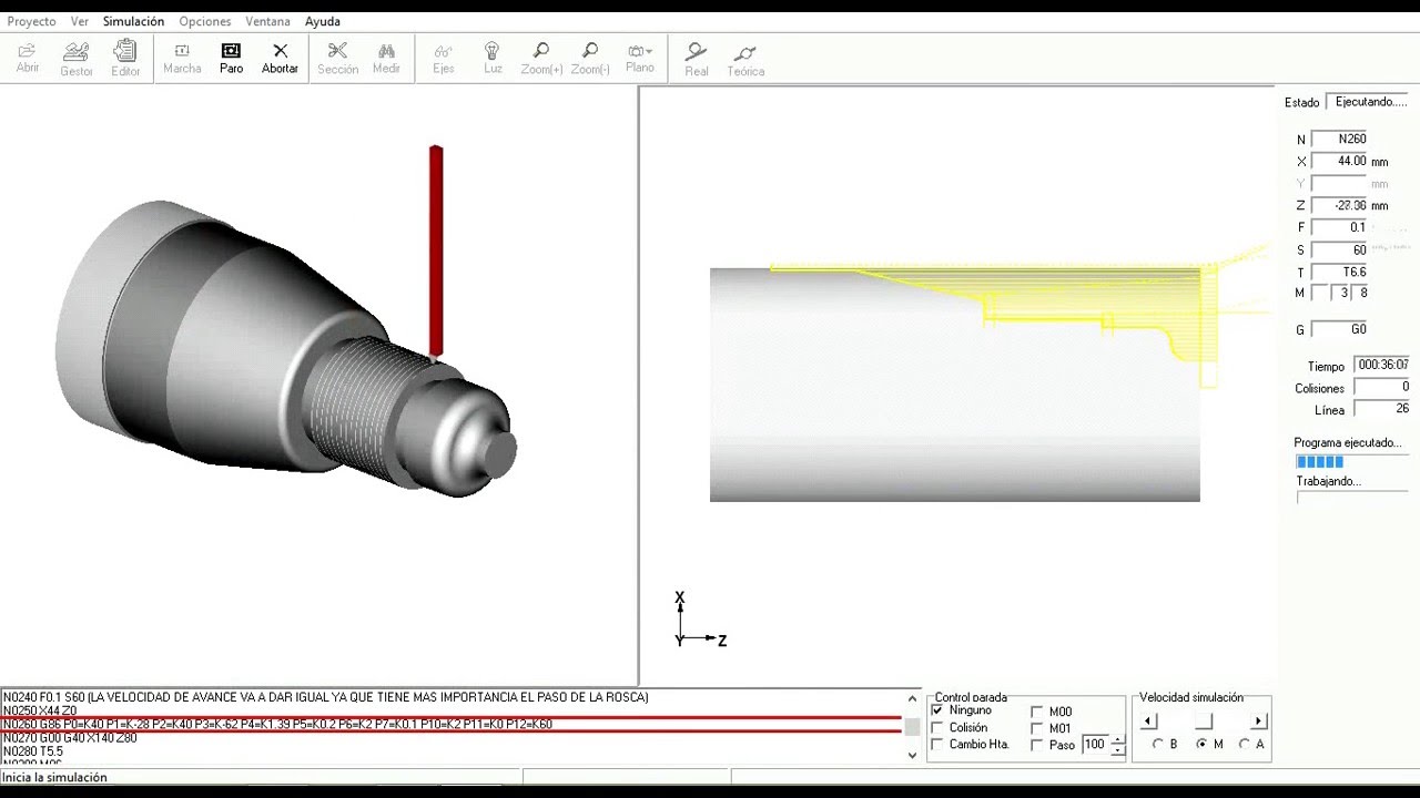 CNC G88 WinUnisoft - YouTube