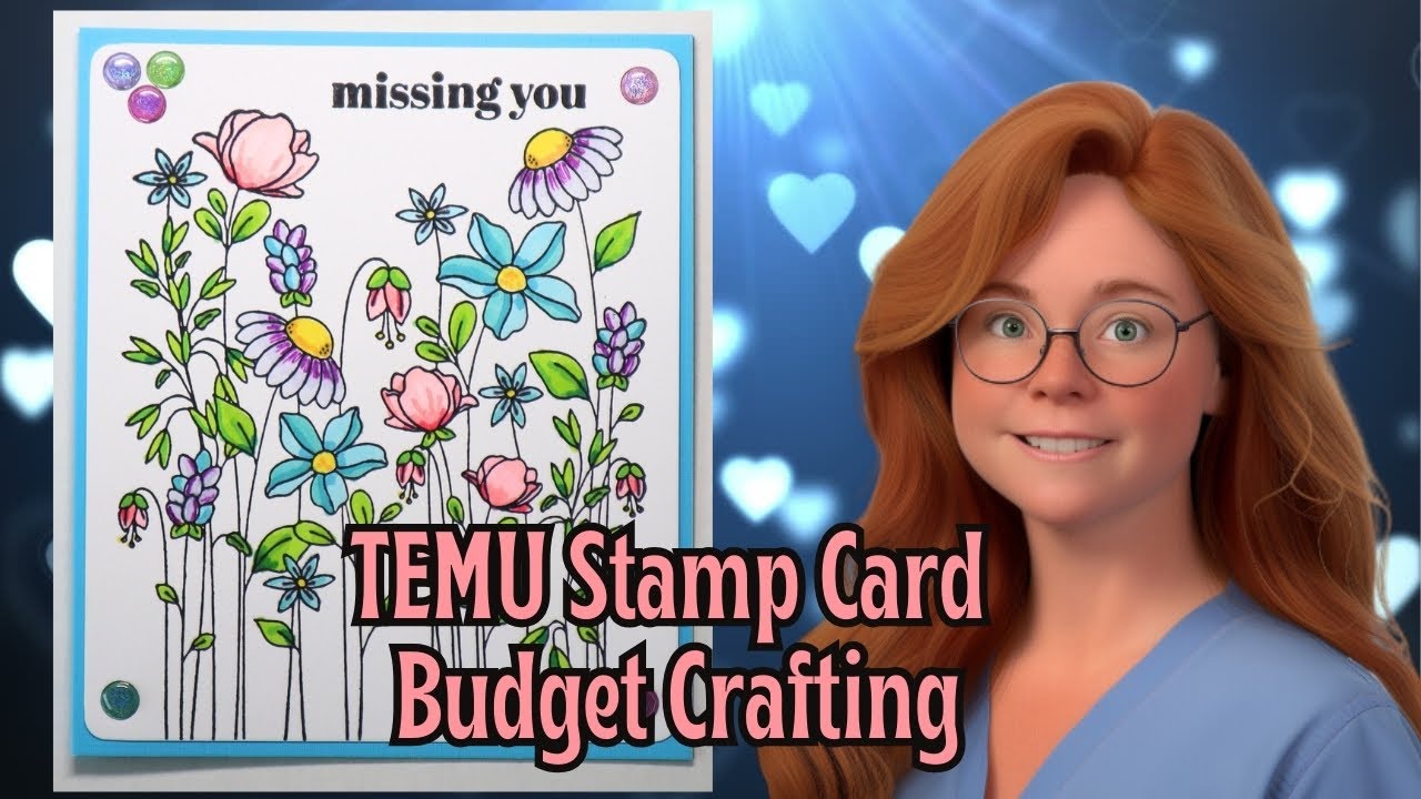 Crafting on a Budget: Temu Stamp Card - YouTube