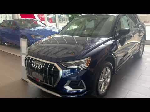 2021 Audi Q3 Komfort quattro - Navarra Blue stk#210942 - YouTube