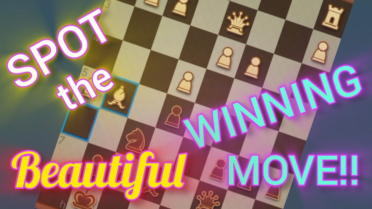 Can YOU find the WINNING MOVE? Chess tutorial - YouTube
