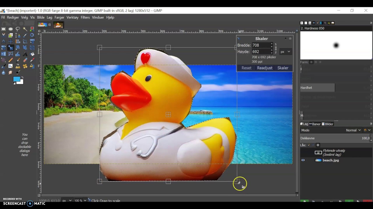 Intro til Gimp 1 - YouTube