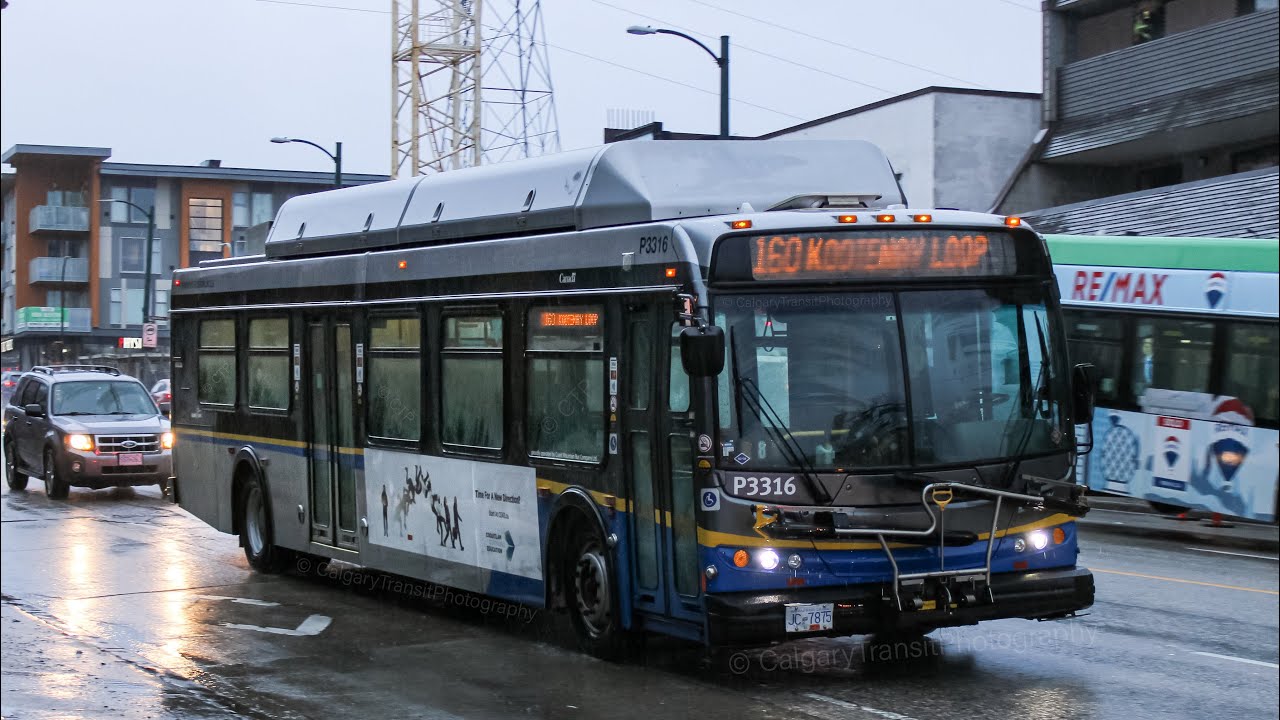 HIGH SPEEDS! TransLink (CMBC) 2006 New Flyer C40LFR - 3316 - YouTube